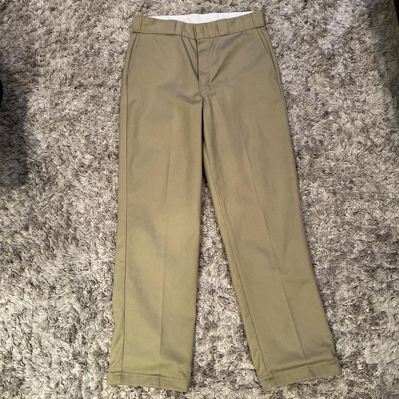 Vintage Dickies Tan Work Pants Good Overall Depop