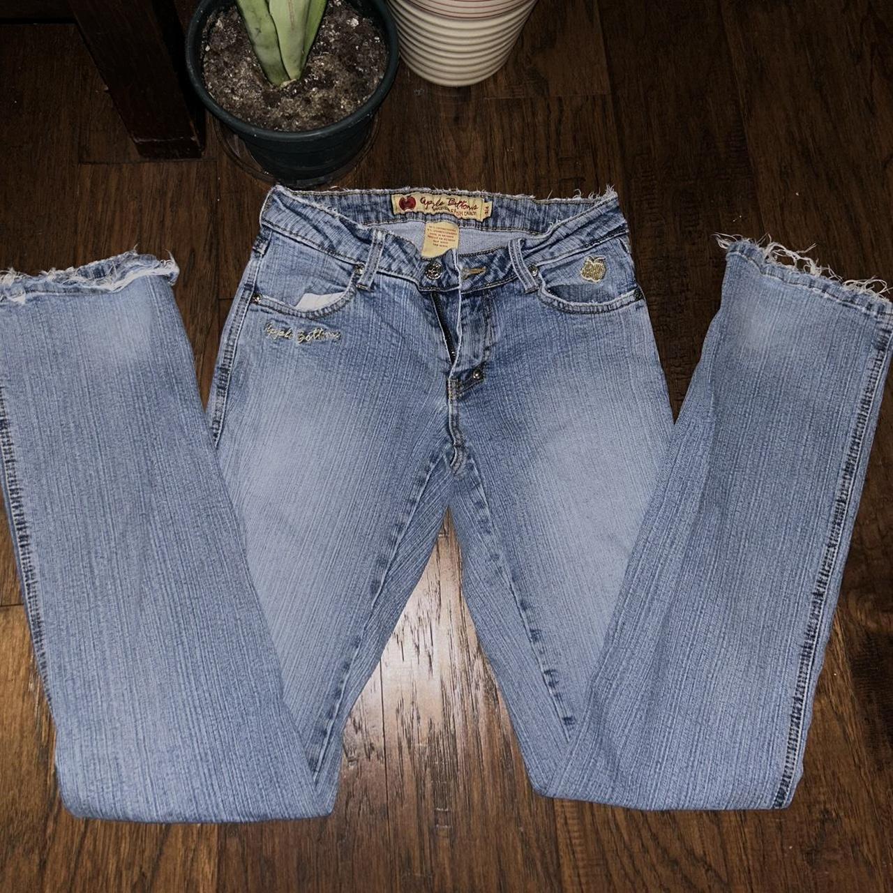 Authentic Apple Bottoms Jeans Y2k Low Rise Slight Depop