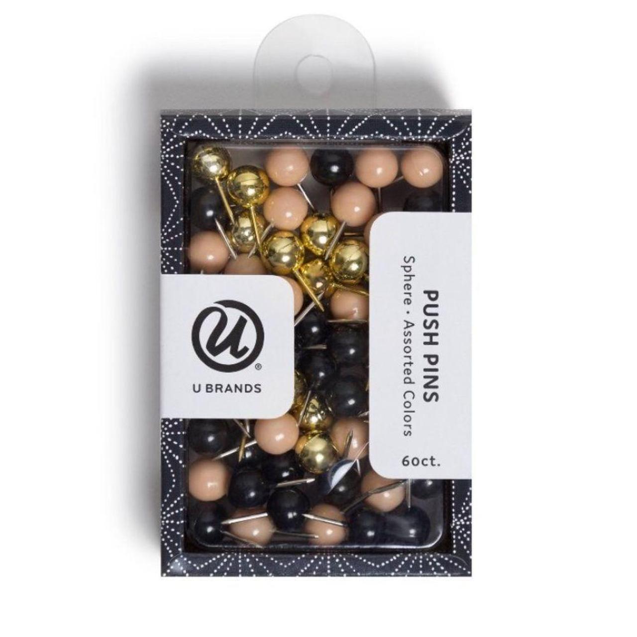 U Brand Push Pins Pack of 60 Trending colors Sphere... - Depop