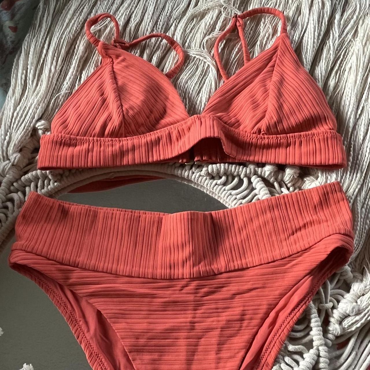 Rip Curl Womens Orange Bikinis And Tankini Sets Depop