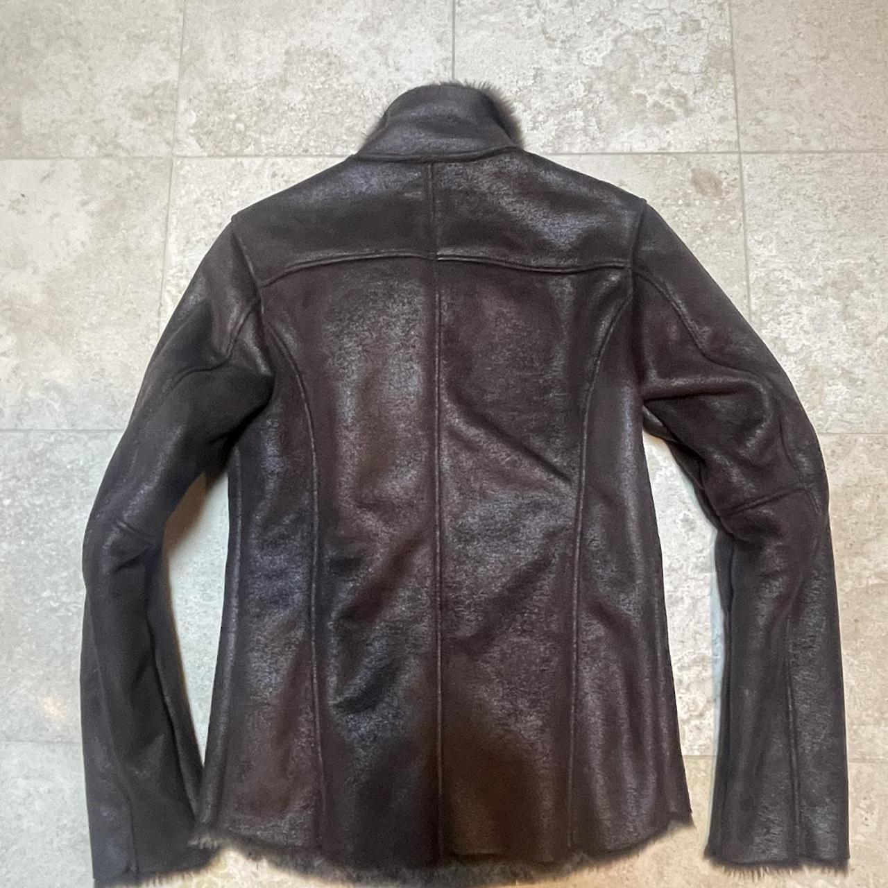 Shellac suede fur collar jacket From Shellac’s... - Depop