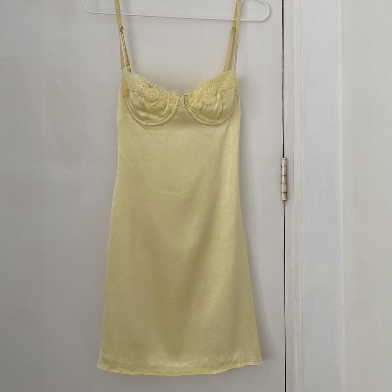 glassons yellow summer dress size: 10 #glassons... - Depop