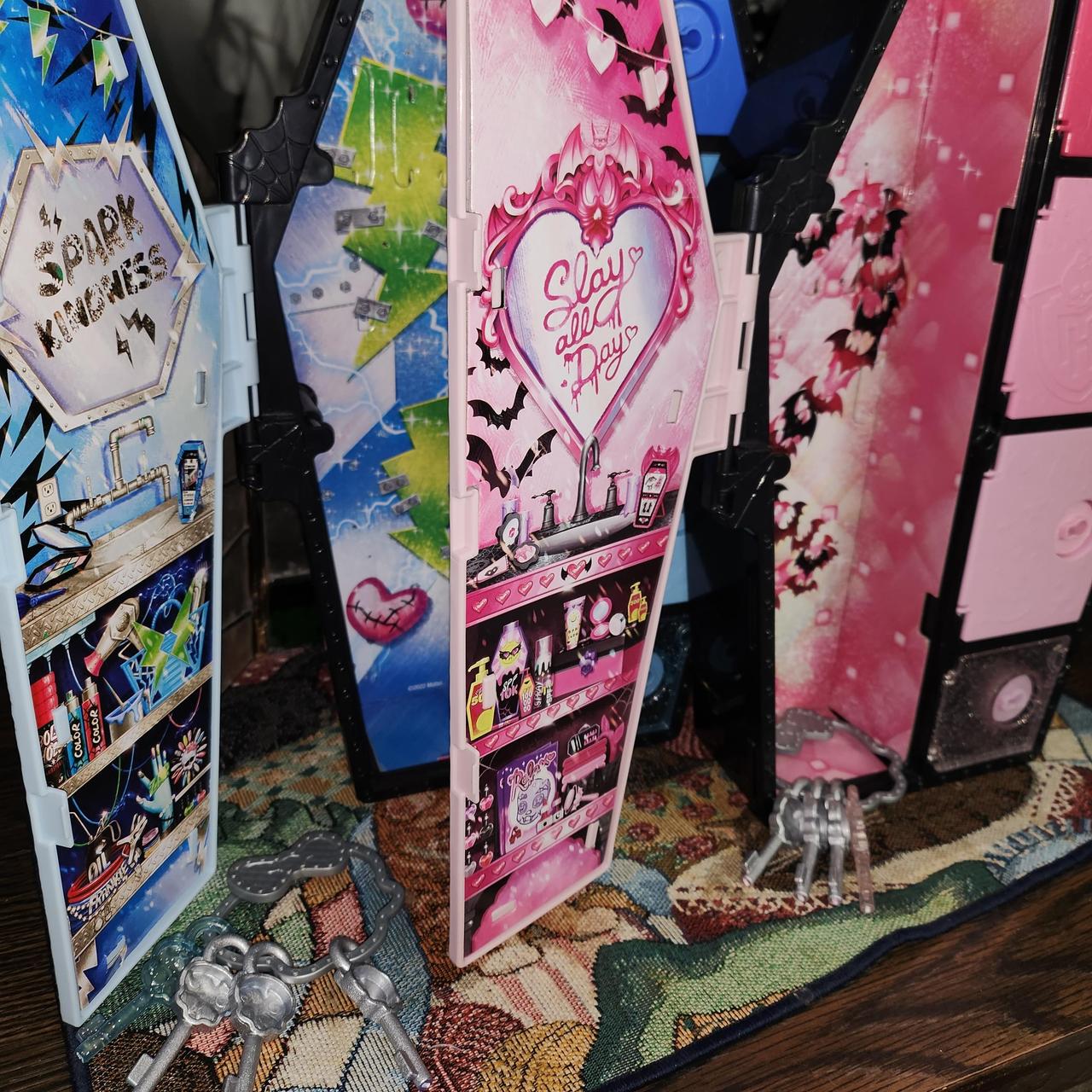 Two Monster High G3 Coffin Locker Doll Cases — Both... | Depop