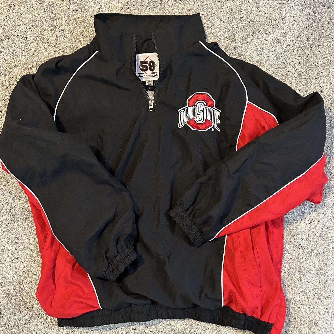 Vintage Ohio State wind breaker. - Depop