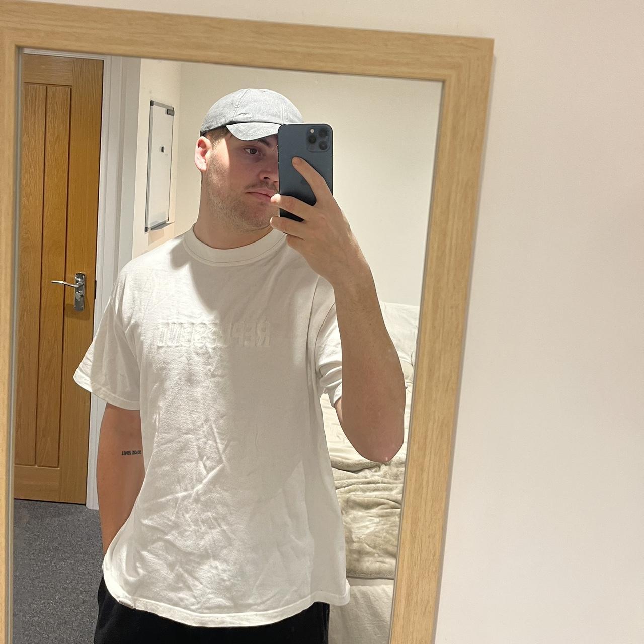 Represent white Tee - Depop