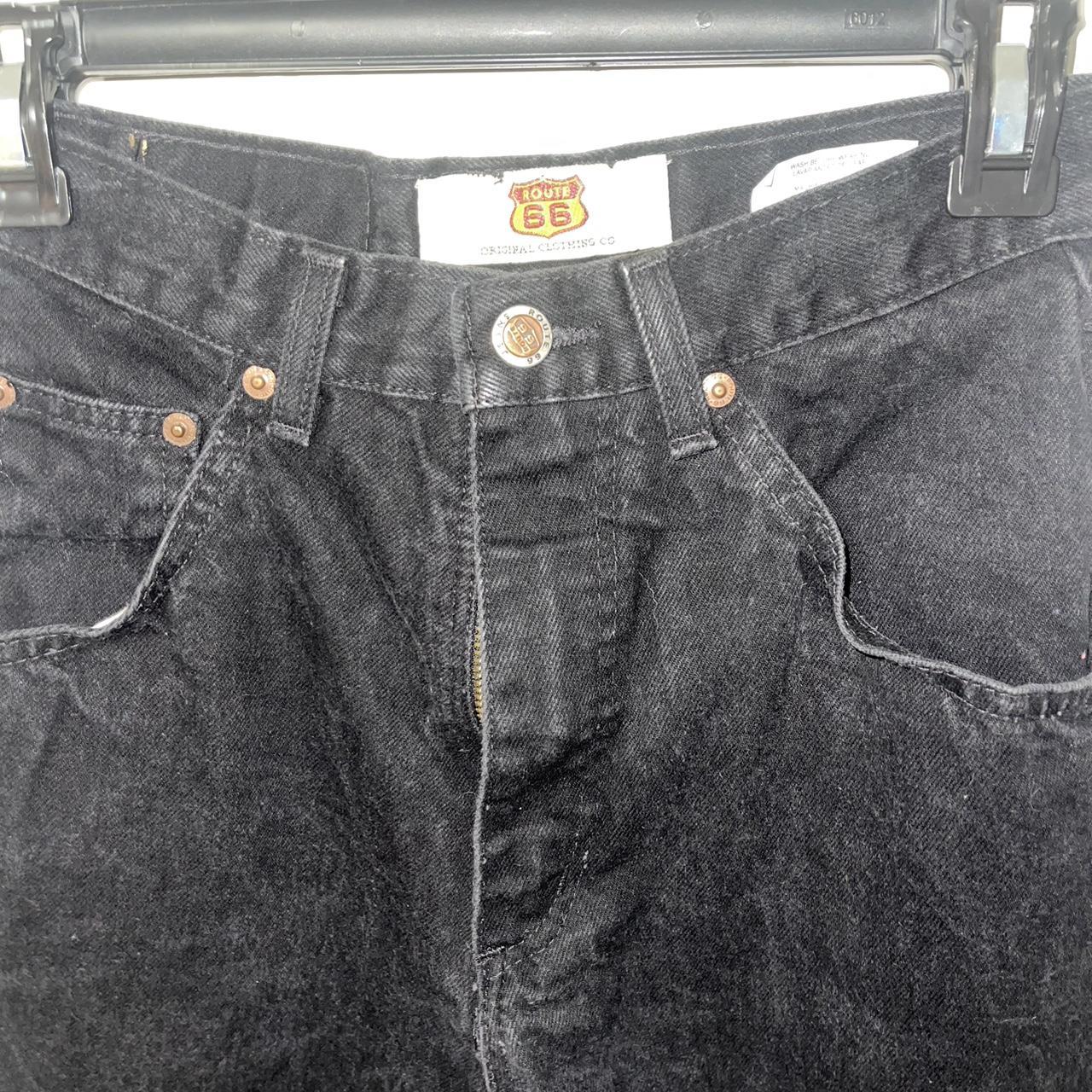 Vintage Route 66 black jeans Good condition... - Depop