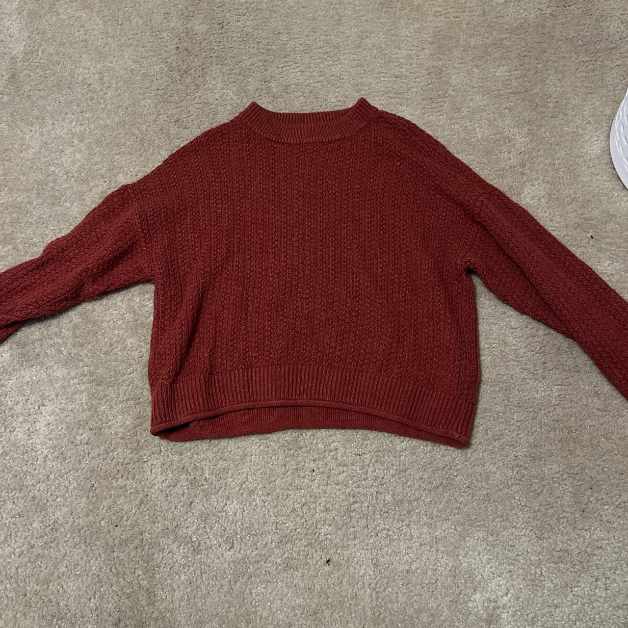 burgundy sweater, pre-loved since 2019 :) #burgundy... - Depop