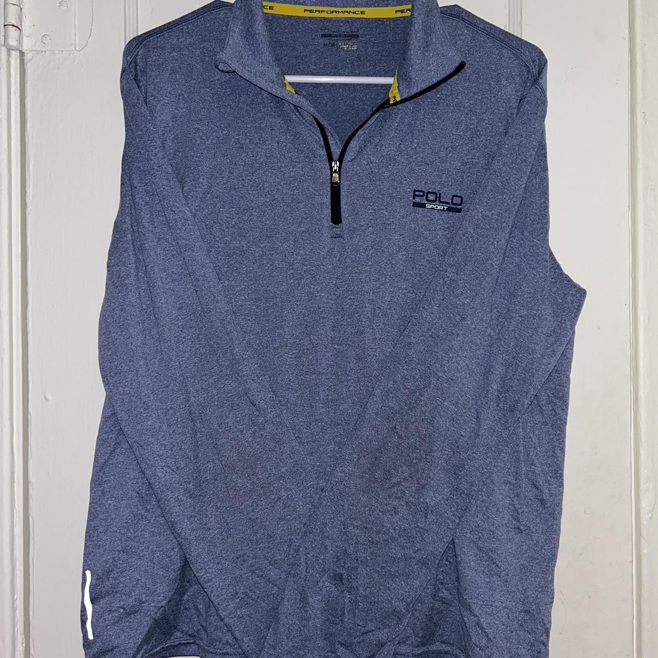 Unisex Performance Polo Sport Jacket Size... - Depop