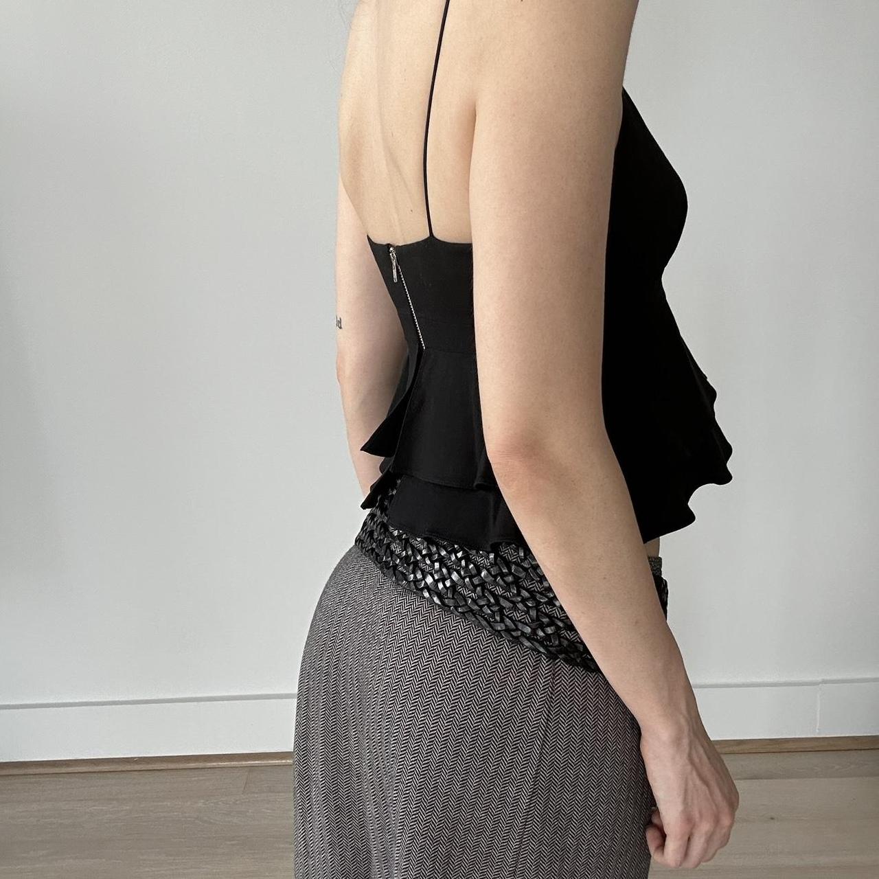 Nanette Lepore black babydoll tank top camisole Size... - Depop