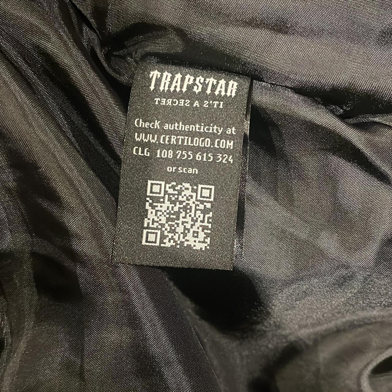 Trapstar Men's Black Coat | Depop