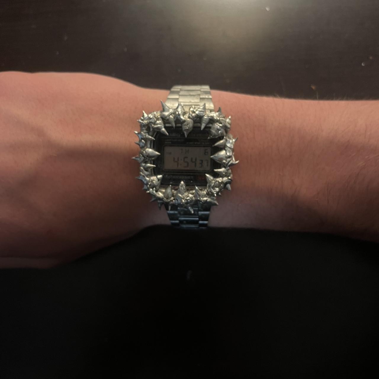 Custom digital spiked watch Super cool piece Watch... - Depop