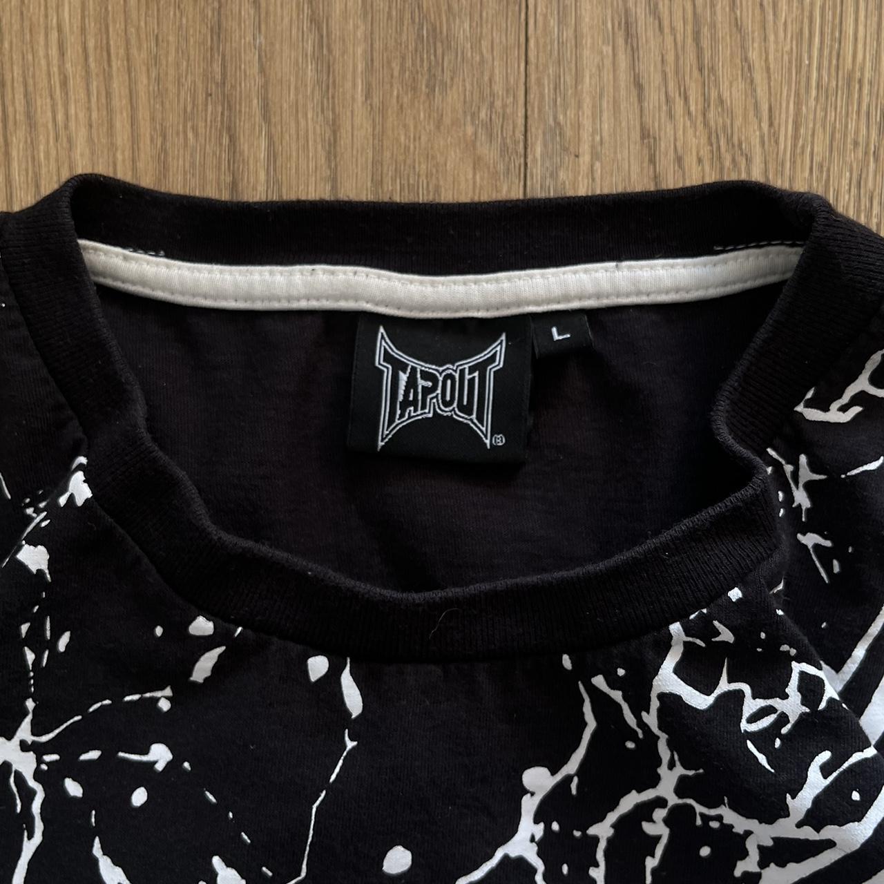 Y2k Affliction Type Rare Black Tapout T shirt Size... - Depop