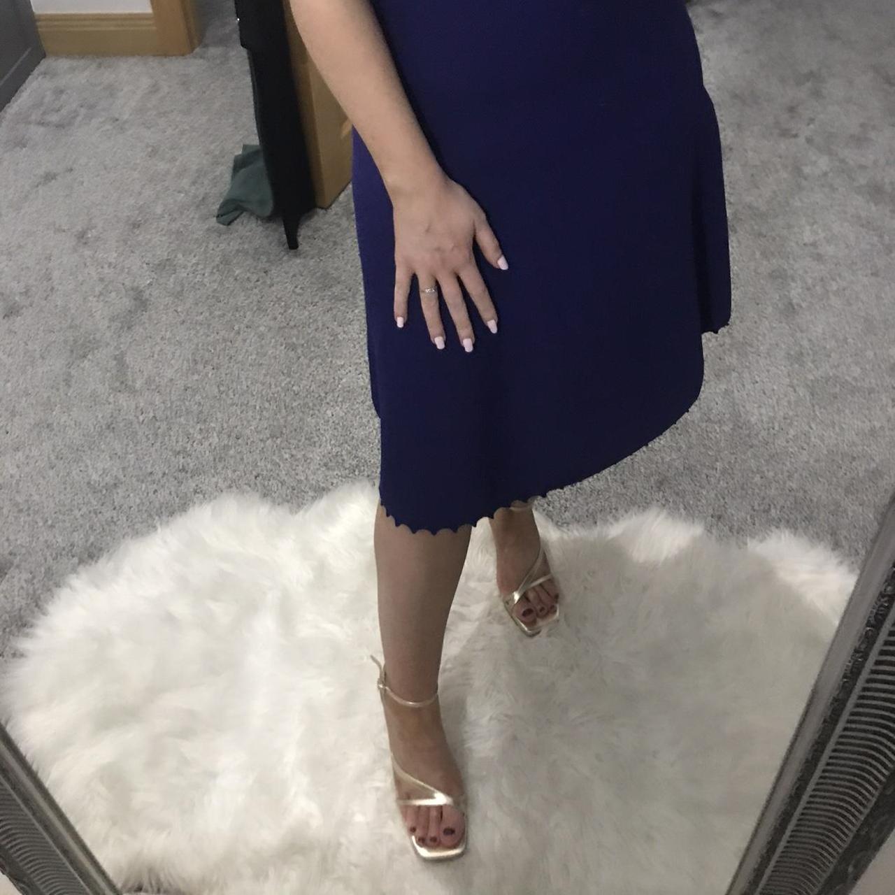 LK BENNETT purple dress Size s Would fit m-l also... - Depop