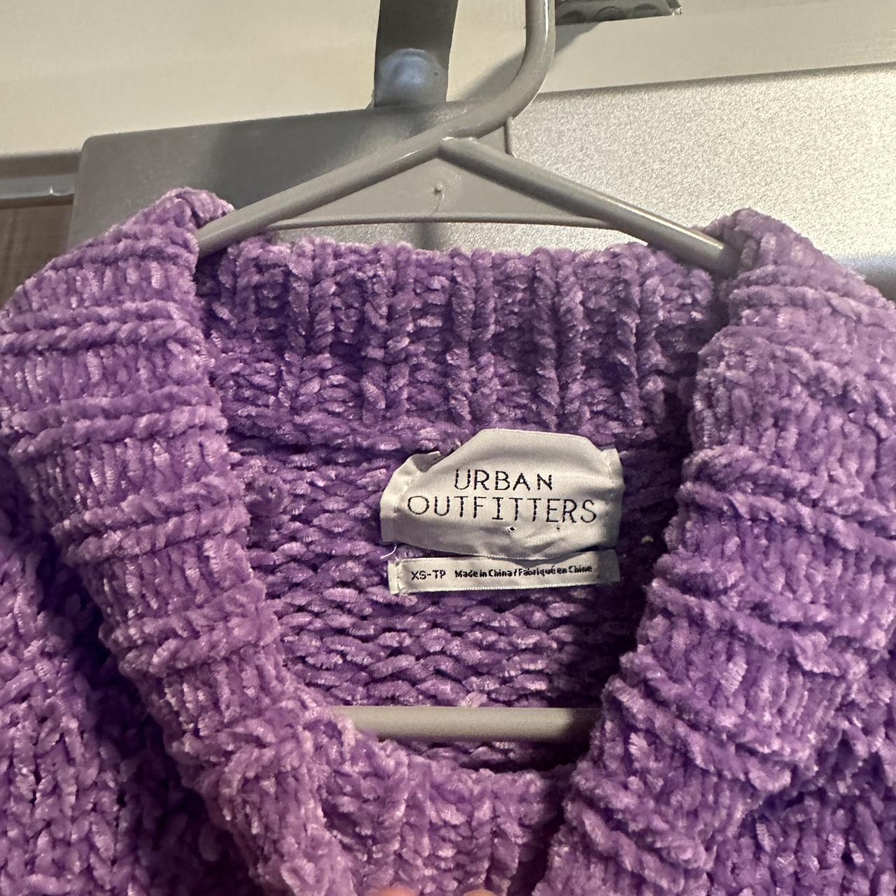 cute chunky urban purple sweater open to negotiation:) - Depop