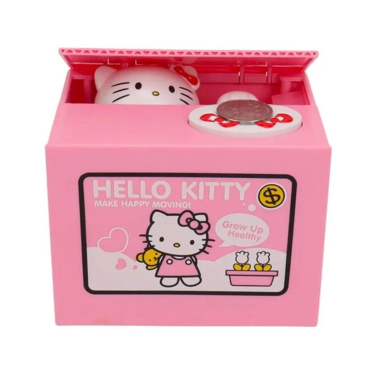 𐐪♡𐑂°‧₊ rare hello kitty money box ₊‧°𐐪♡𐑂°‧₊ put... - Depop