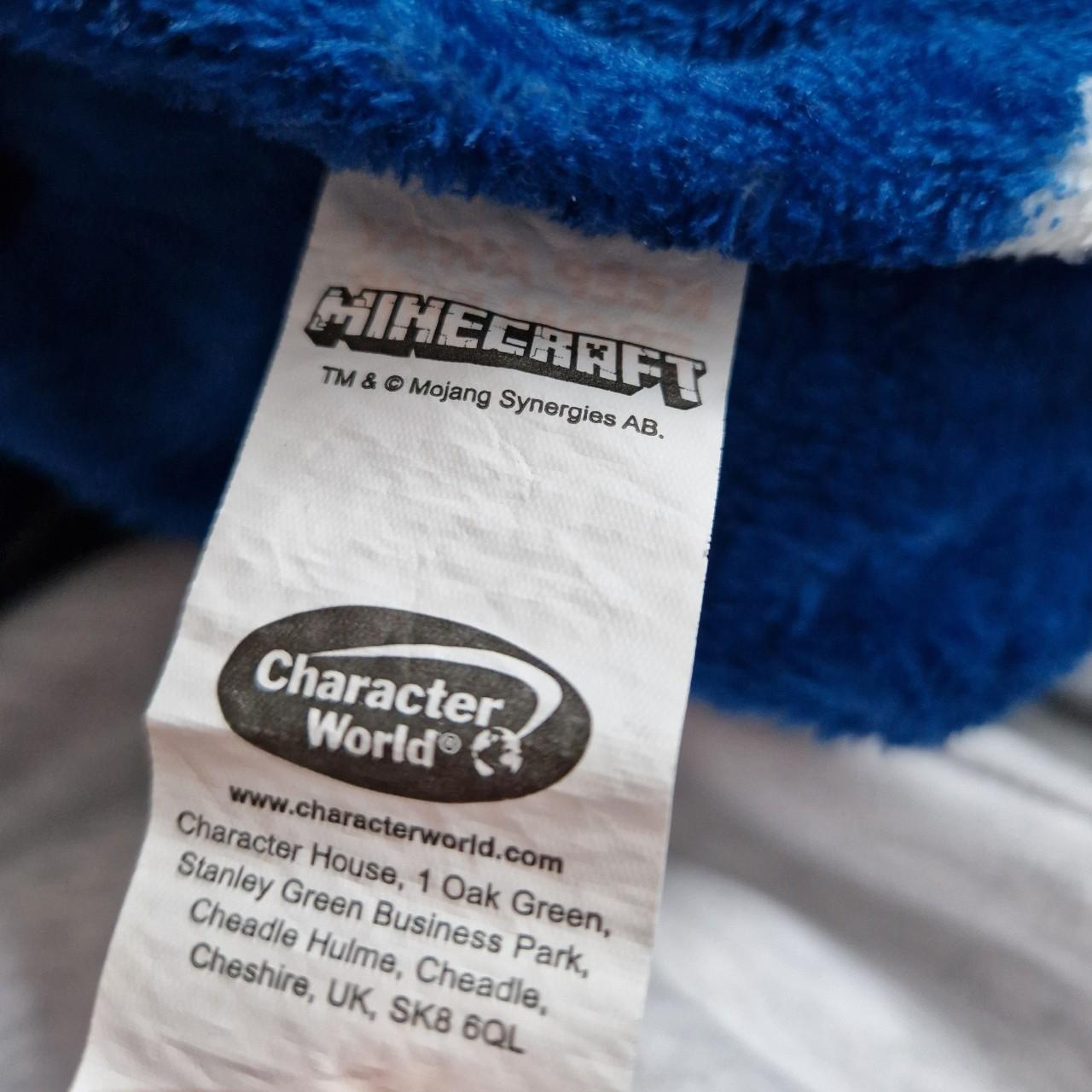 𐐪♡𐑂°‧₊ blue minecraft blanket ₊‧°𐐪♡𐑂°‧₊ ♡... - Depop