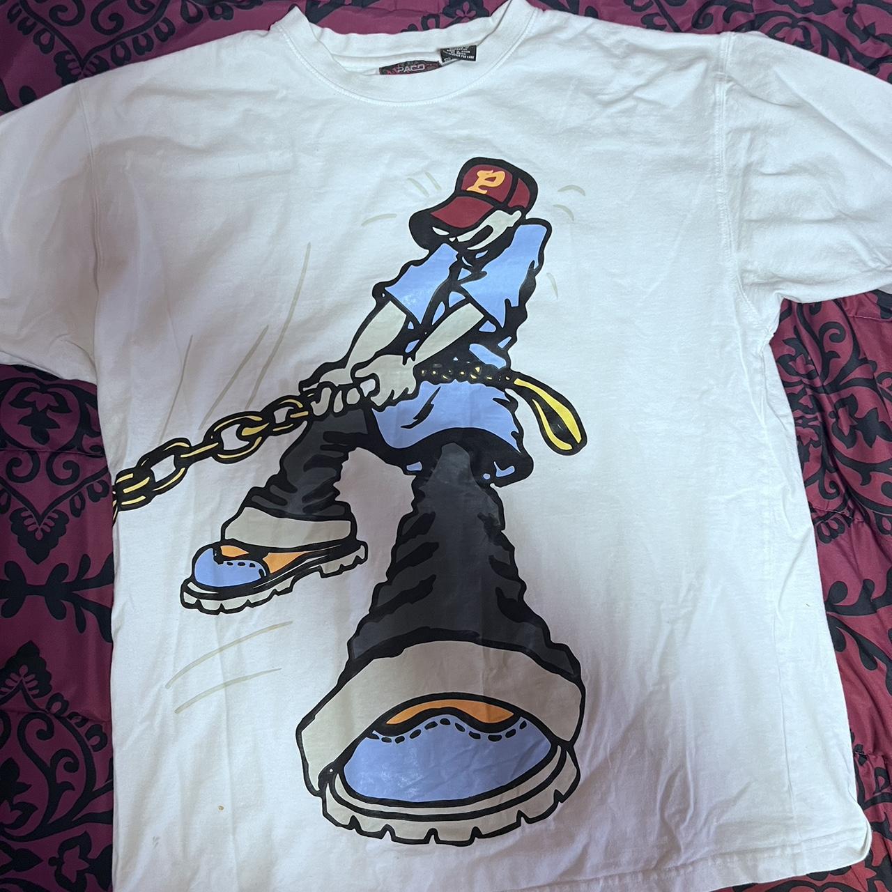 Vintage Y2K Paco Graffiti Shirt Size: XL #vintage #y2k - Depop