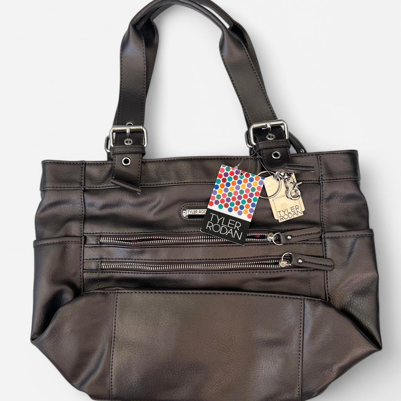 Brand New Tyler Rodan Brownish Grey leather tote... | Depop