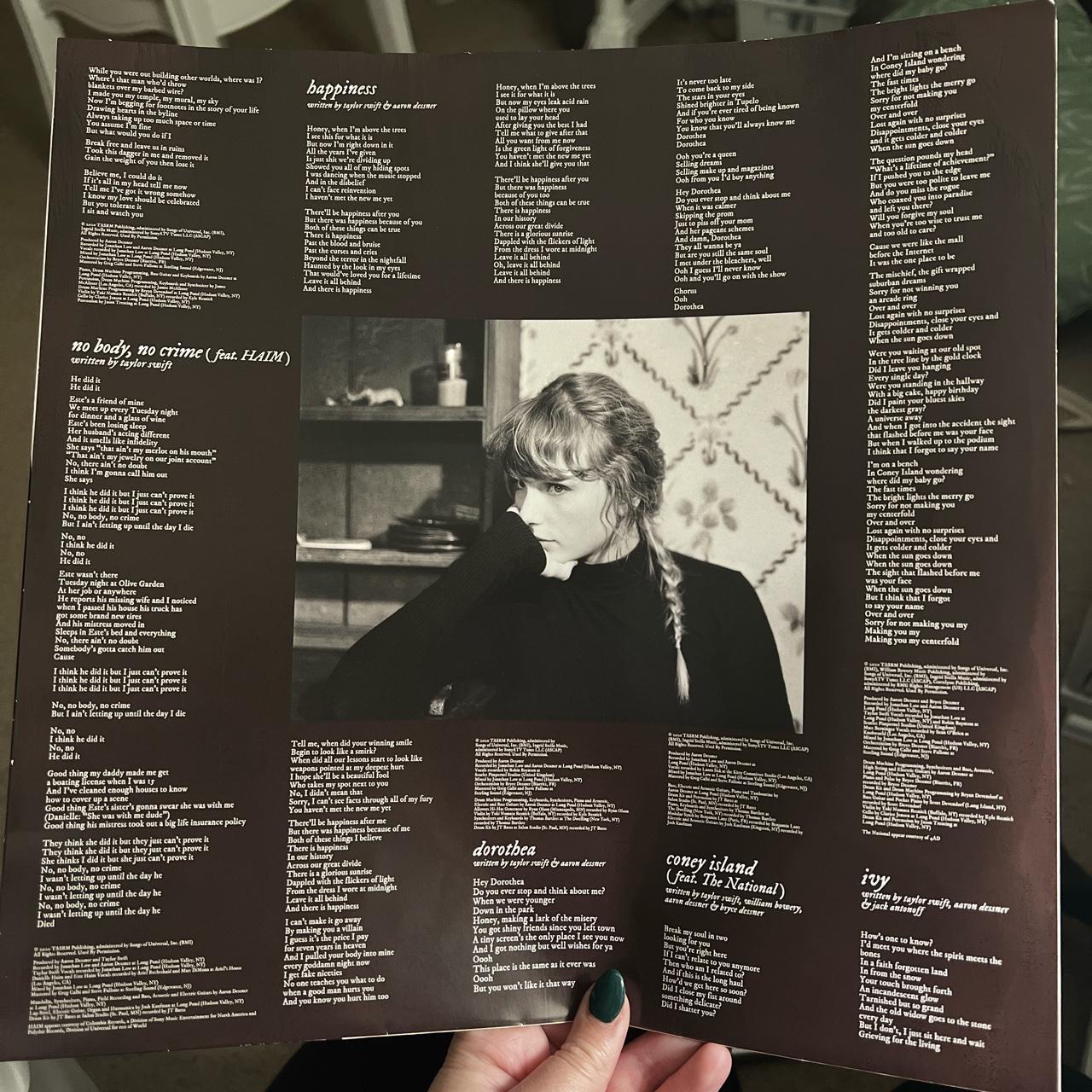 Taylor swift lyric posters - Depop