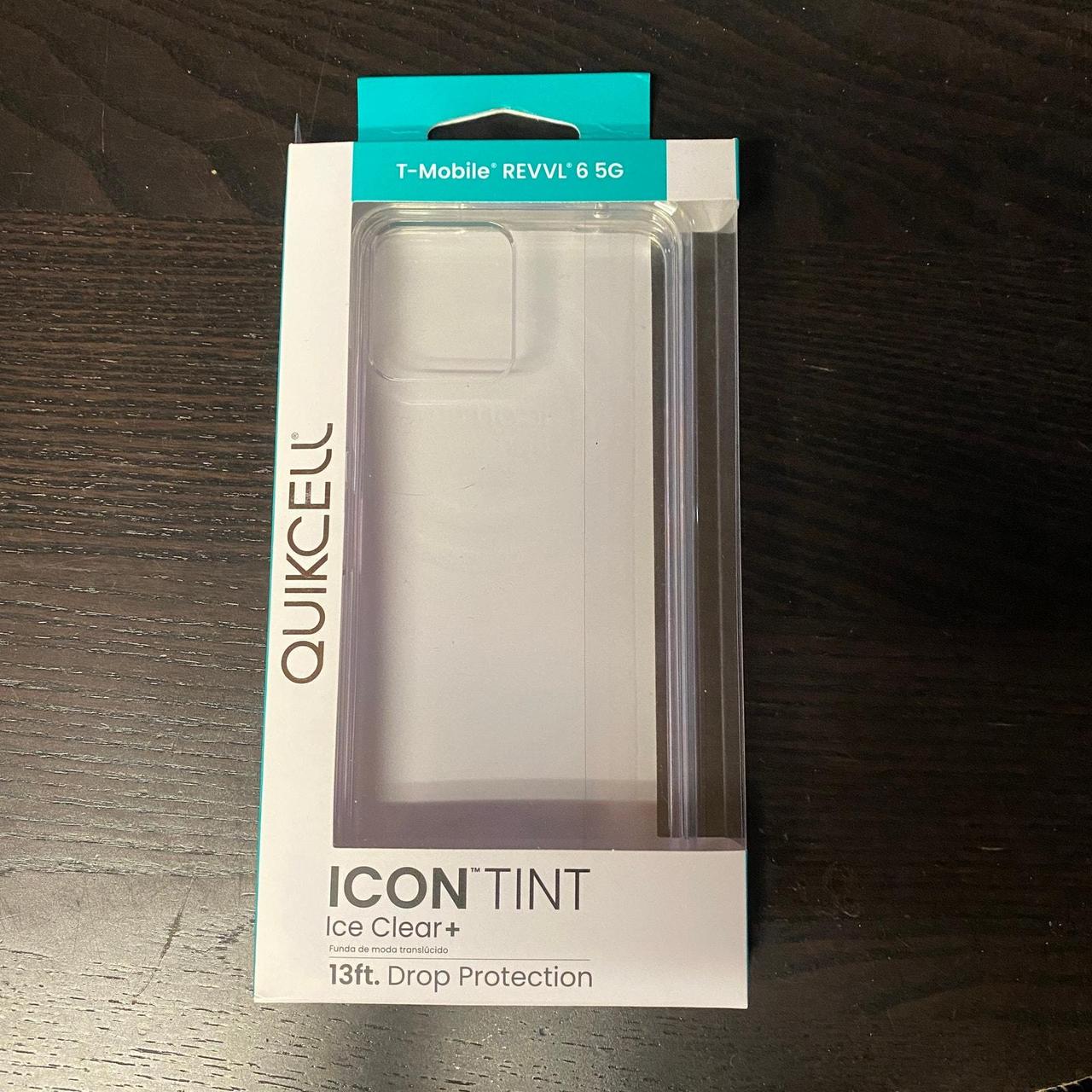New QUIKCELL ICON TINT Ice Clear case for T-Mobile... | Depop