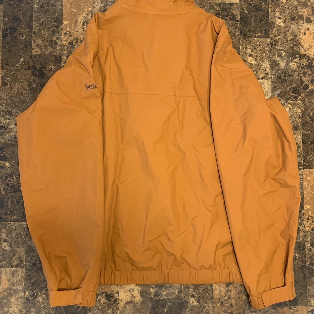 Yarra Trail Men's Orange and Grey Jacket | Depop