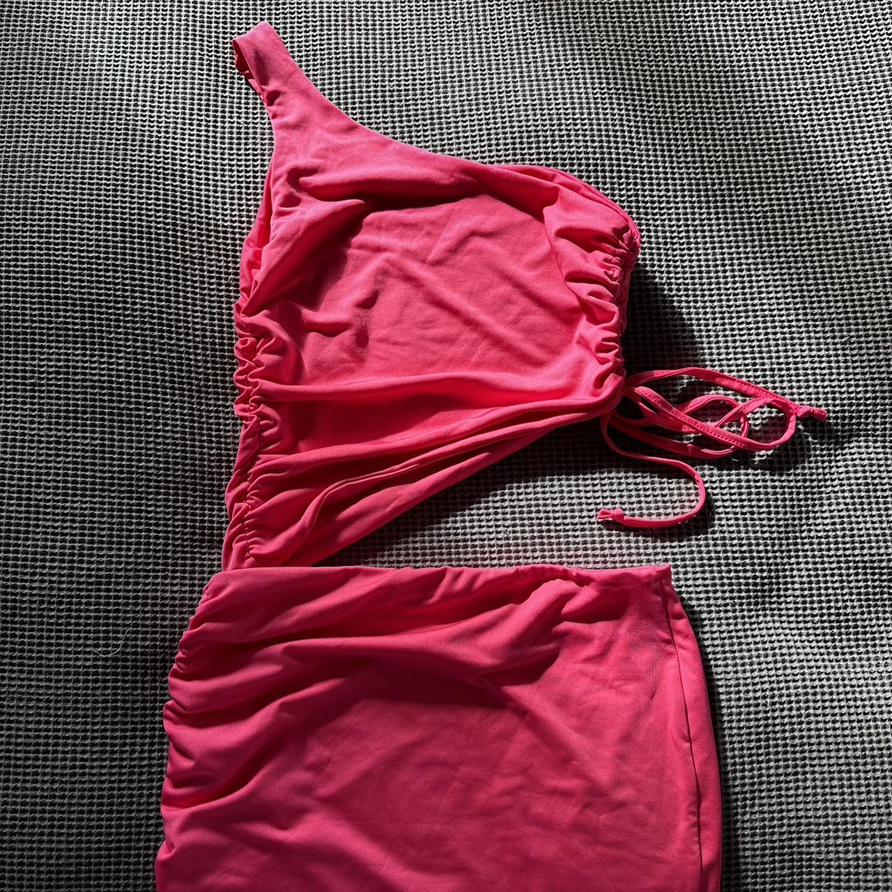 Bright pink shein set. Never worn, accidentally... - Depop