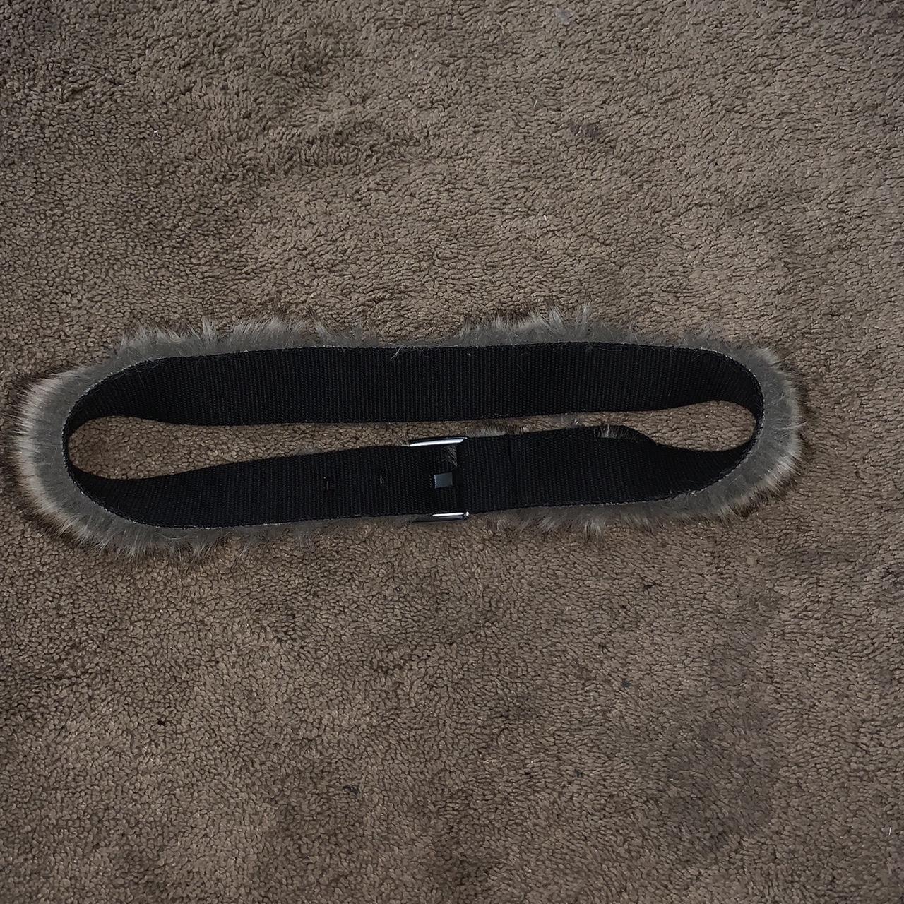 HAND SEWN FAUX FUR BELT. 4 SIZES WAIST 29 - 26 hmu... - Depop