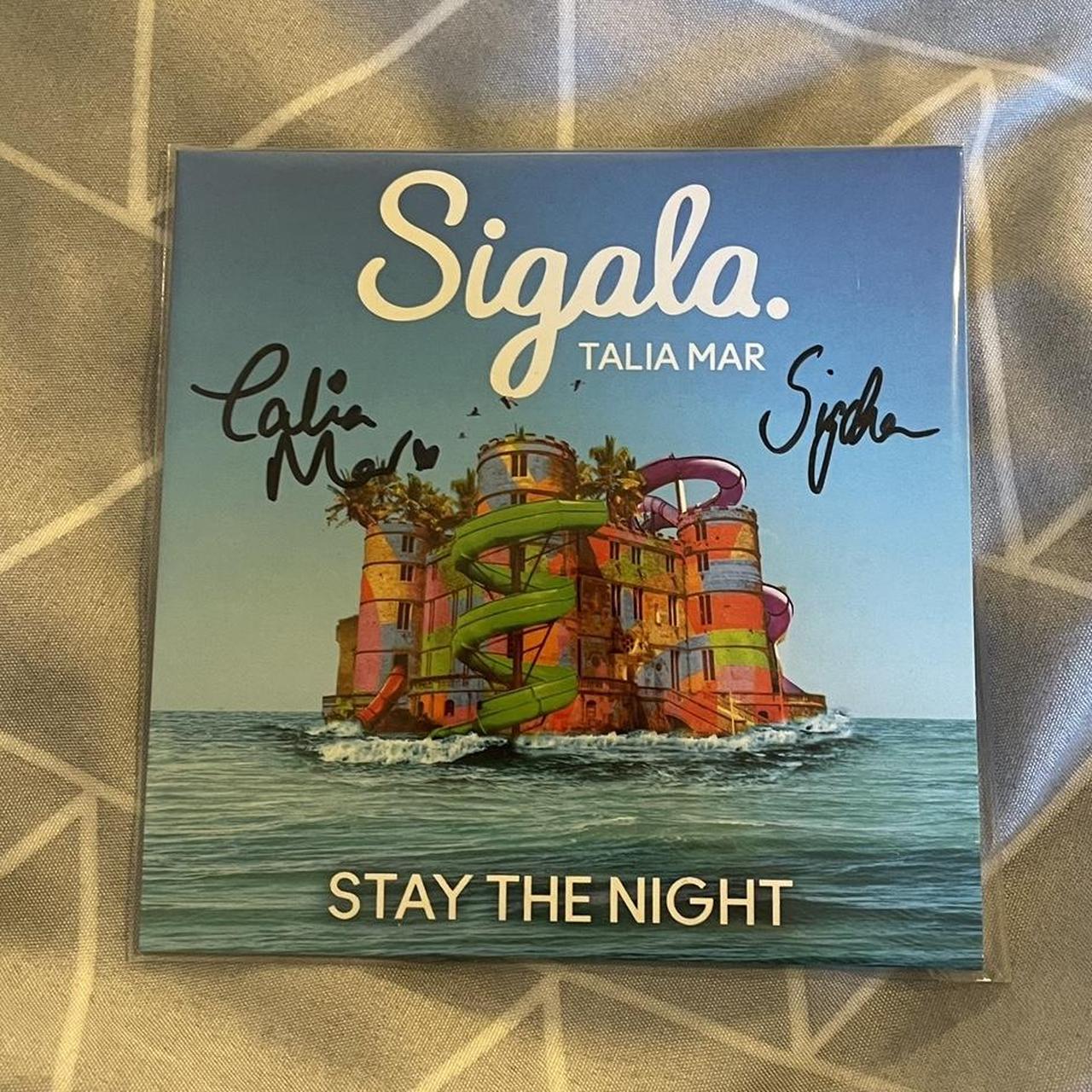 Signed Sigala & Talia Mar 'Stay The Night' CD - the... - Depop
