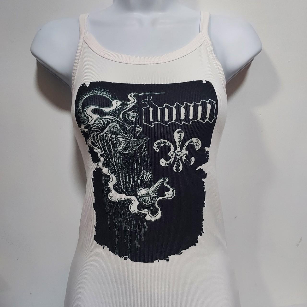 Down band tank top Down shirt down tank top... | Depop