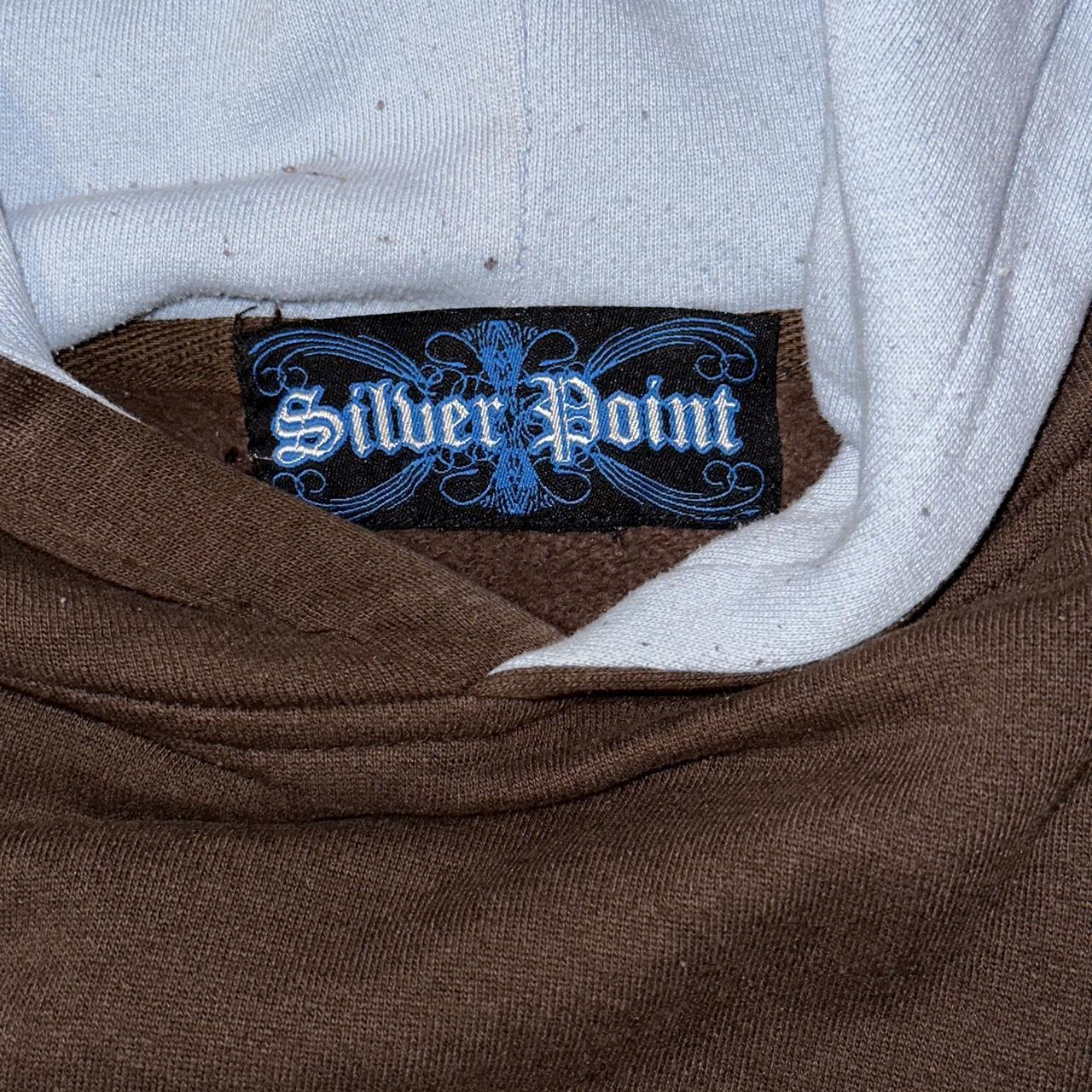 Silver point hoodie!!! No size tag but will fit a... - Depop