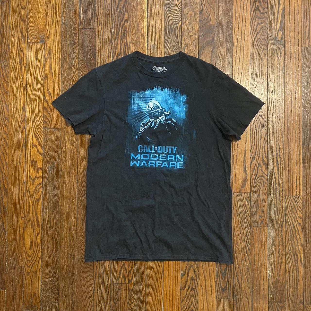 Call of duty modern warfare y2k/grunge tee shirt.... - Depop