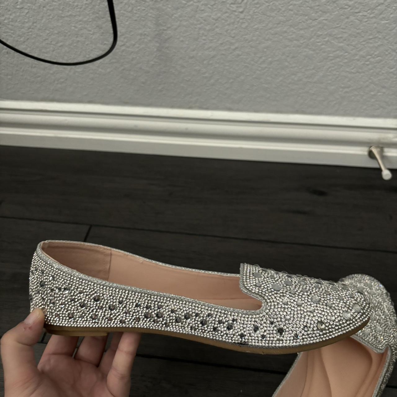 Bedazzled flats w/ memory foam padding already in... - Depop