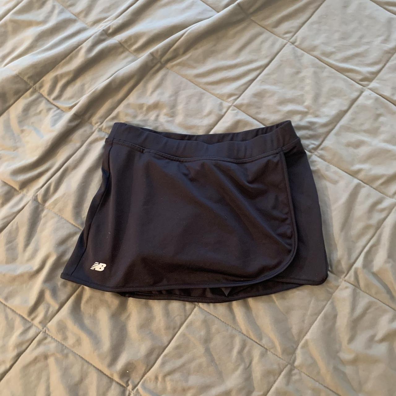 New balance black tennis skirt 🖤 Overlayed design... - Depop