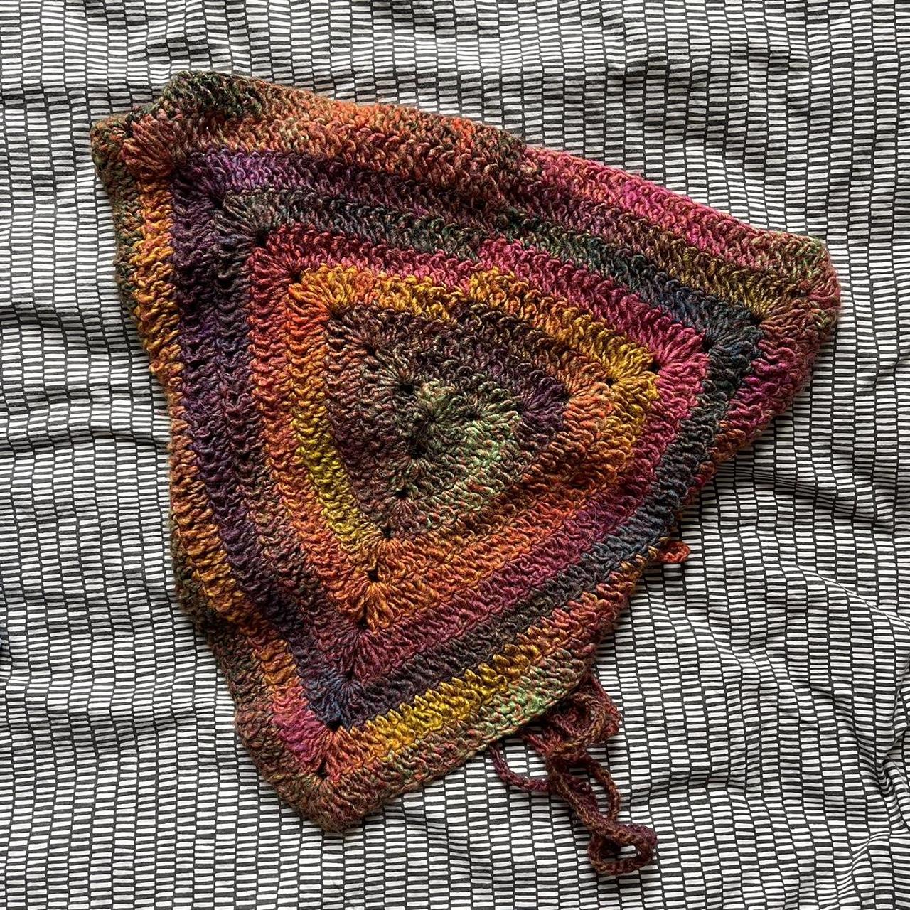 Hand crocheted handkerchief top Made my smile... - Depop