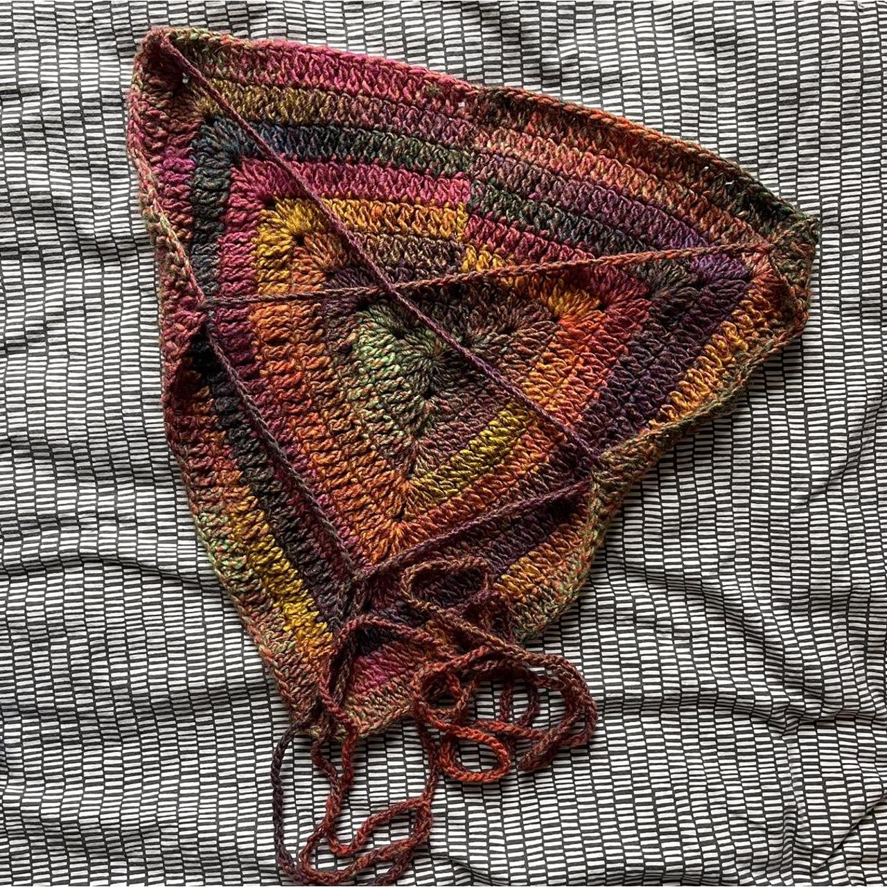 Hand crocheted handkerchief top Made my smile... - Depop