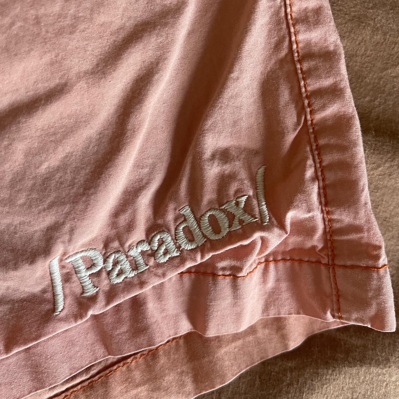 Men’s paradox salmon pink chubbies style shorts... - Depop