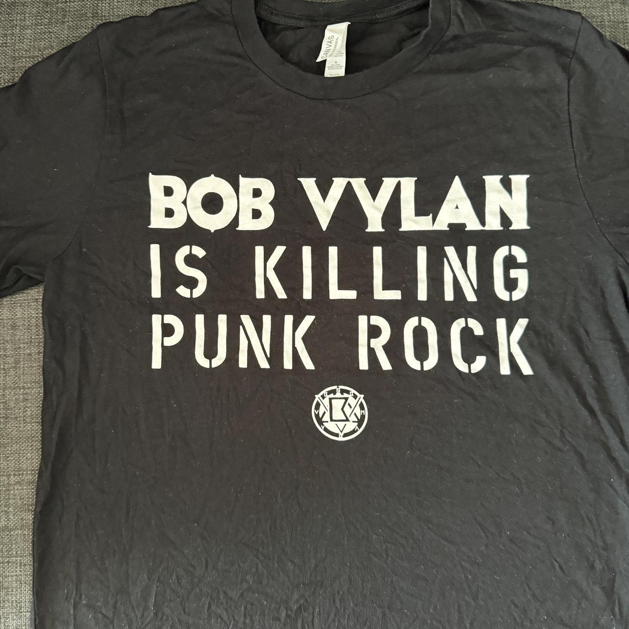 BOB VYLAN tee. bought on the FINGERS CROSSED tour... - Depop