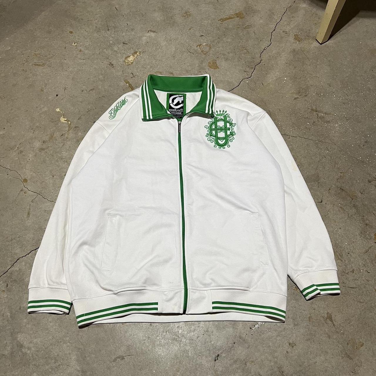 y2k ecko unltd tracksuit just the top, nasty ecko... - Depop
