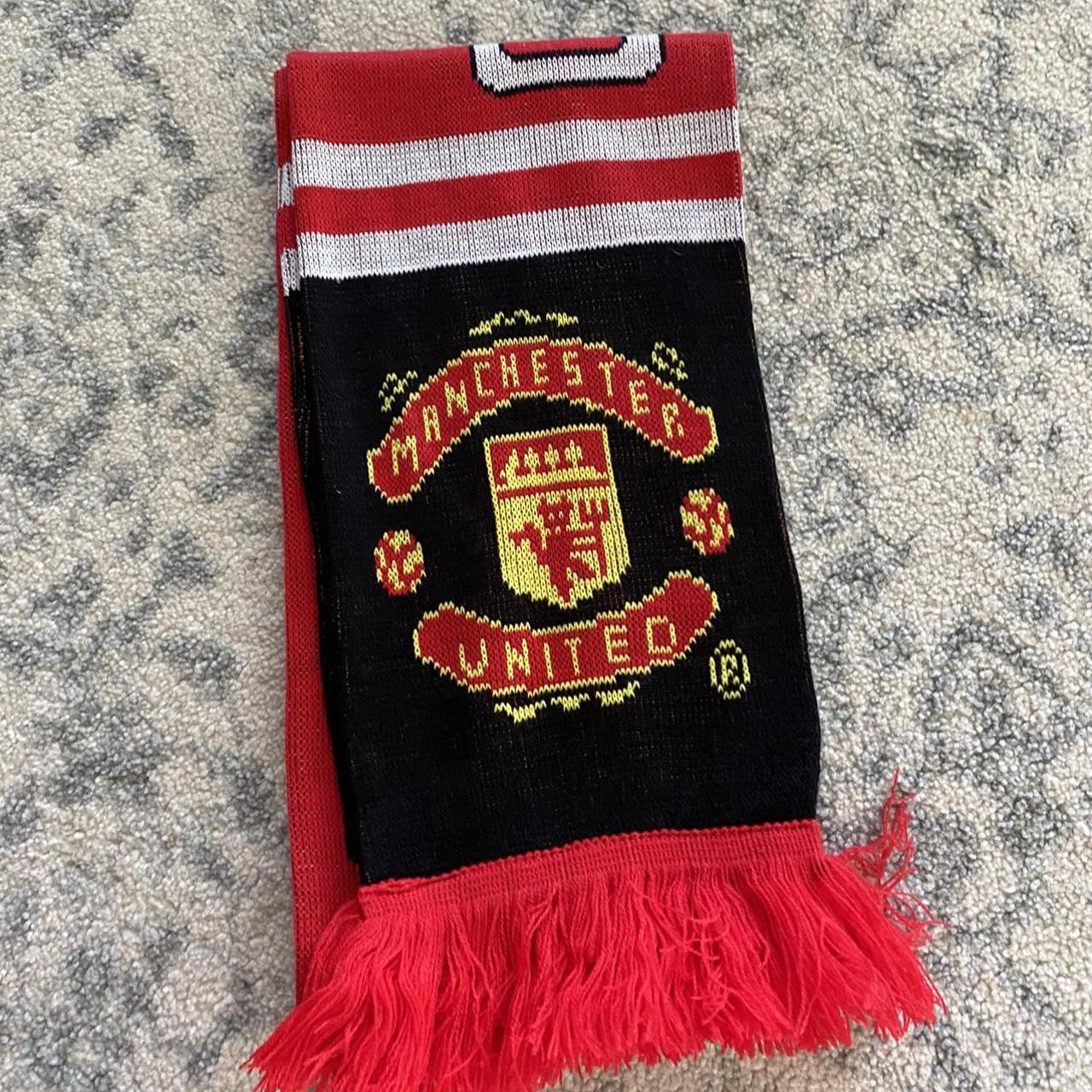 Man United Scarf Official Merchandise Cool Color... - Depop
