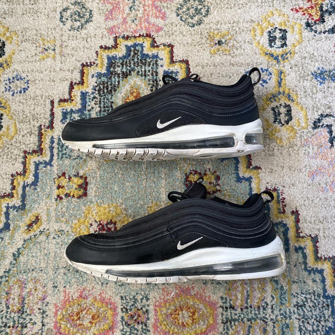 Black Air max 97s Barely Worn, no tread... - Depop