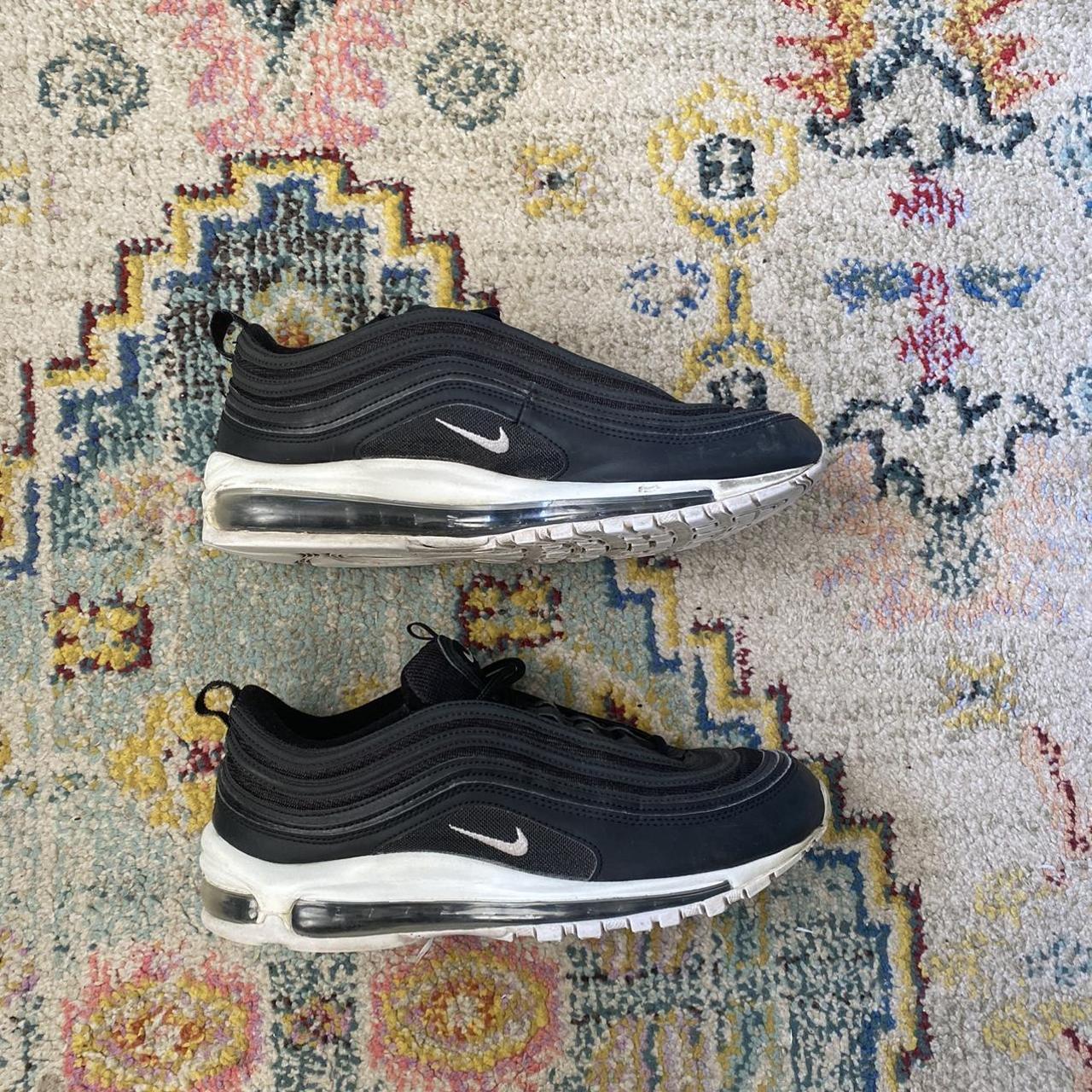 Black Air max 97s Barely Worn, no tread... - Depop