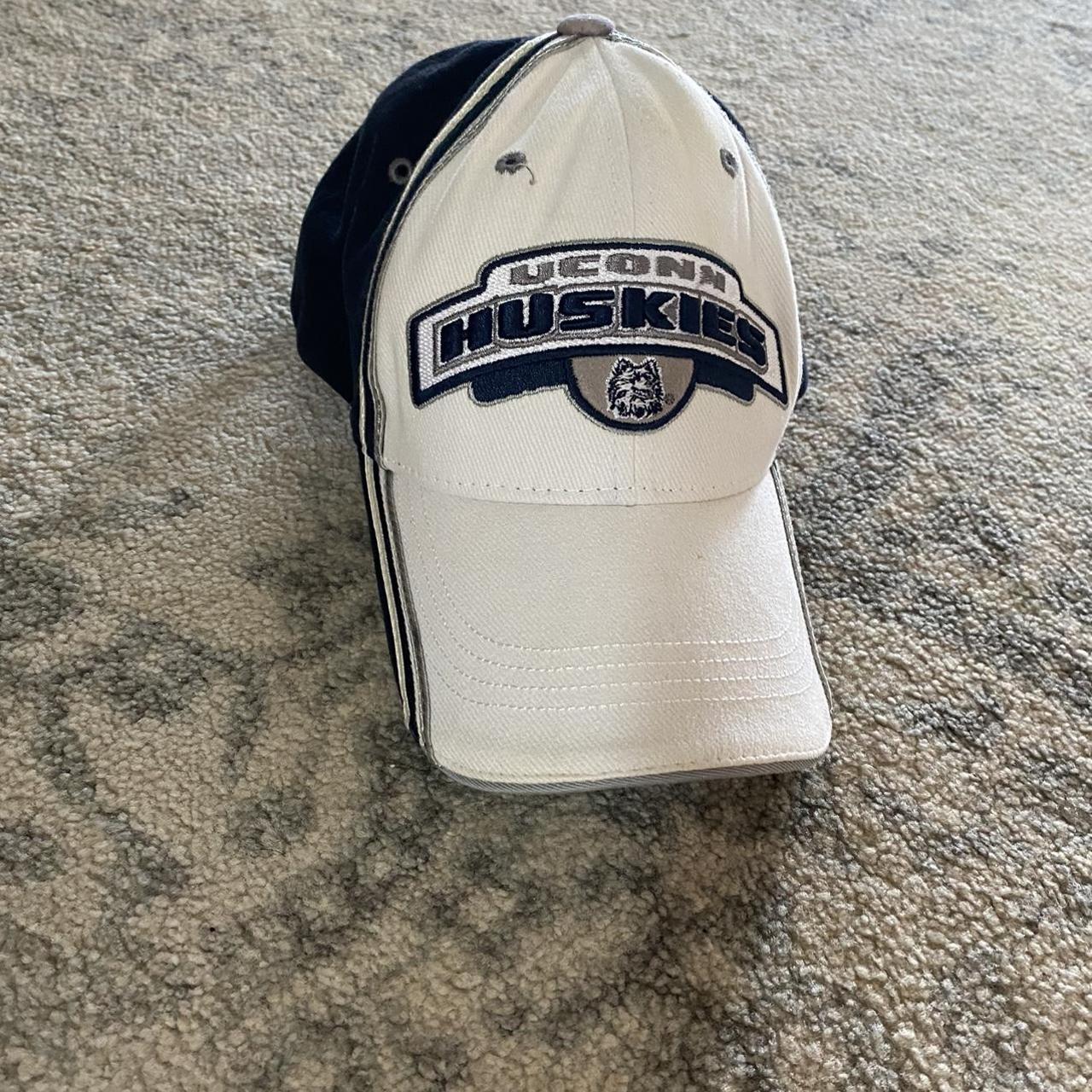 Vintage 90s UConn Huskies Cap Beautiful Embroidery... - Depop