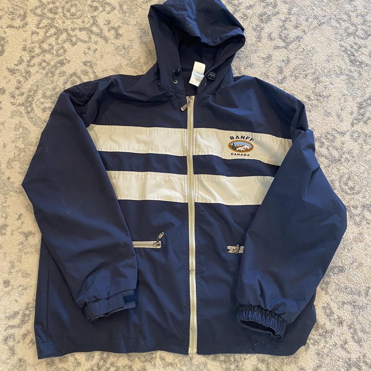 Cool Vintage Banff Canada Jacket Cool Embroidery... - Depop