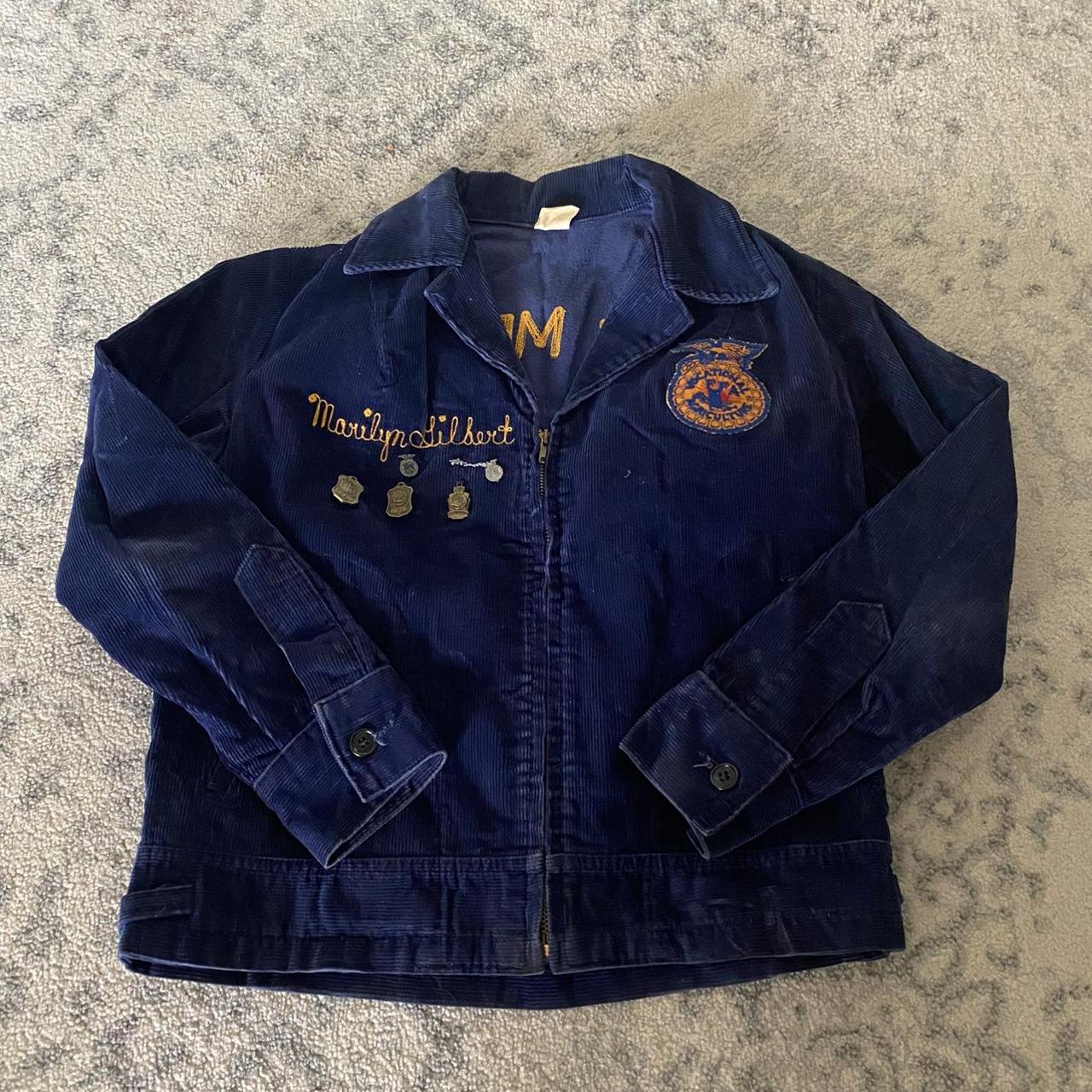 Crazy Old Vintage 60s FFA Jacket Cool Pins and... - Depop