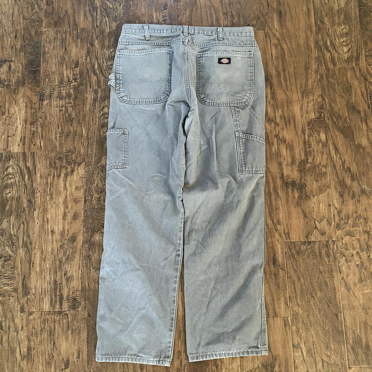 Grey Dickies Carpenter Pants Beautiful Color and... - Depop