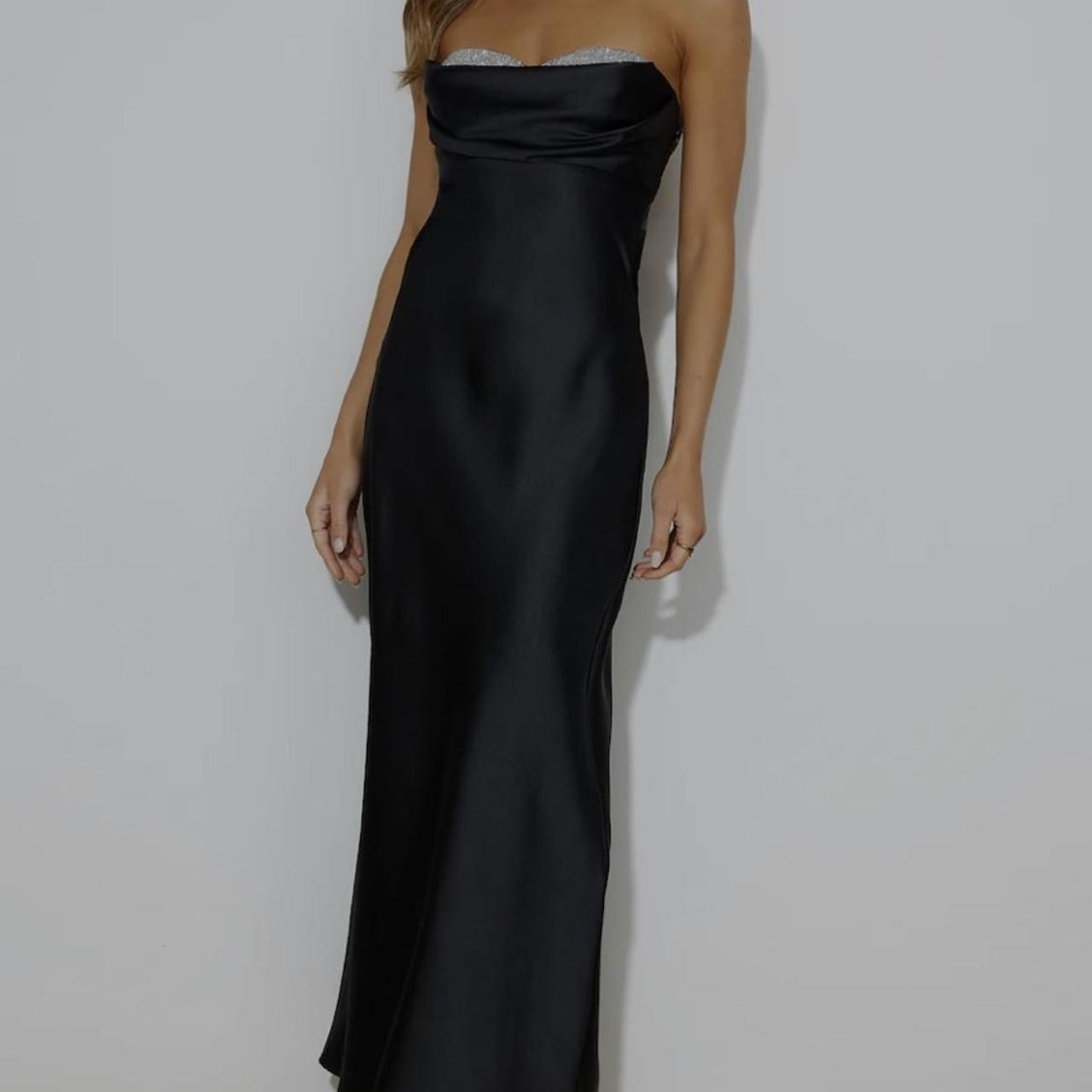 most gorg maxi black dress🖤 only worn once for my... | Depop