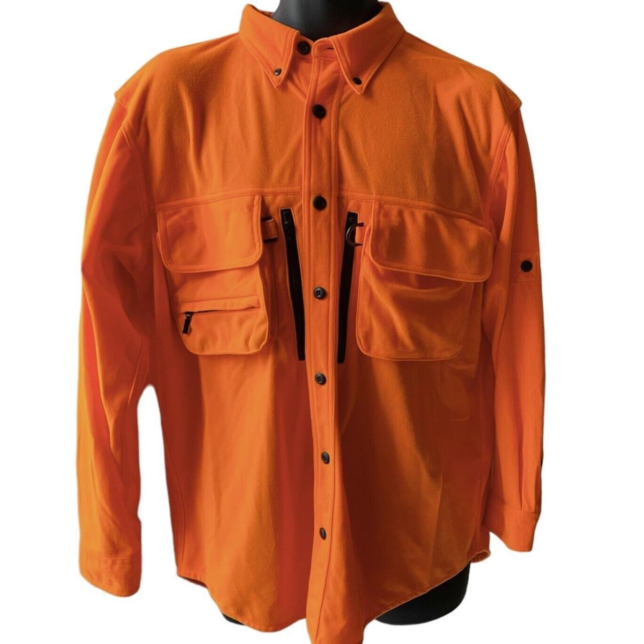 NWT Cabela’s Outdoor Blaze Orange Vented Long Sleeve... - Depop