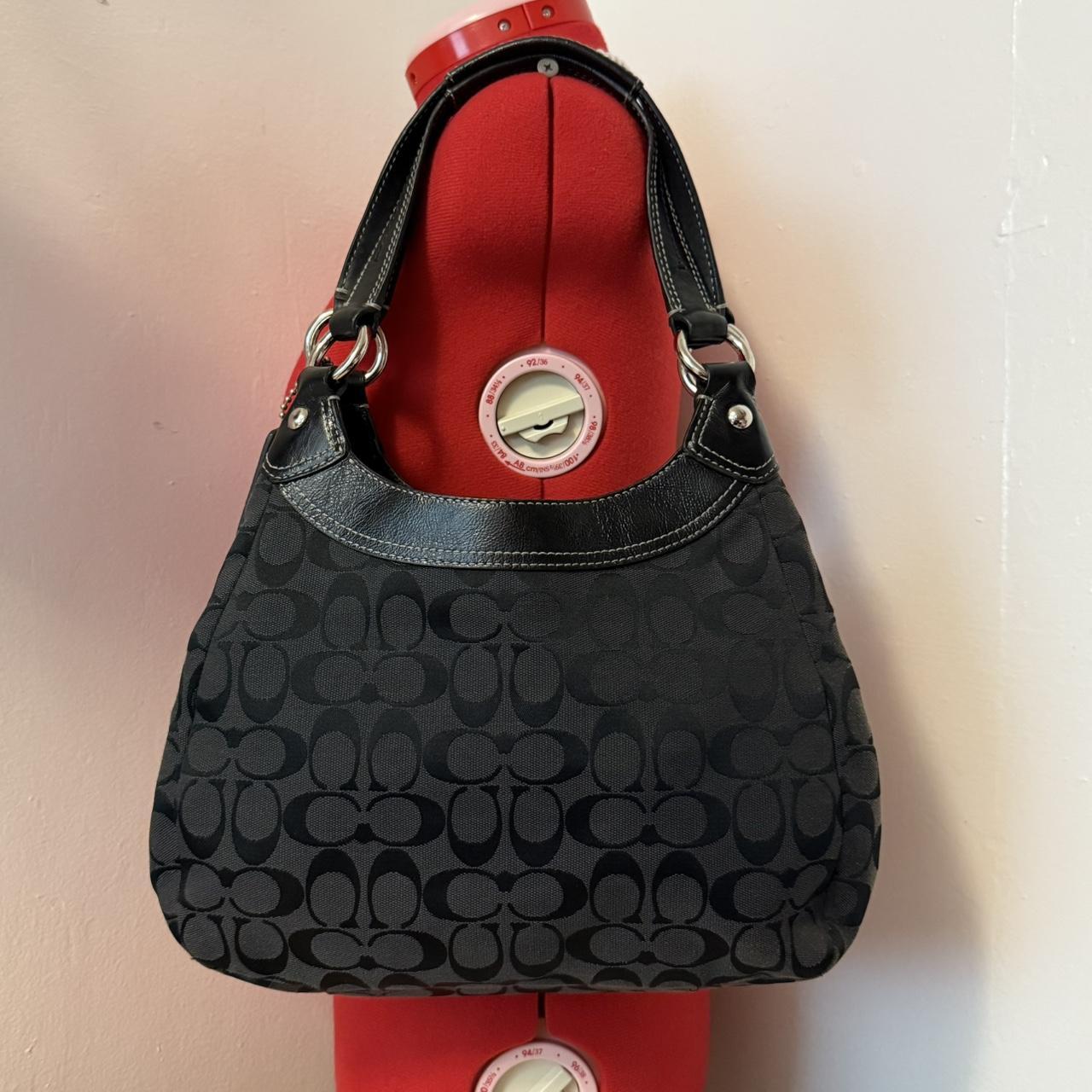 Vintage COACH F17094 Signature SOHO Shoulder Bag... - Depop