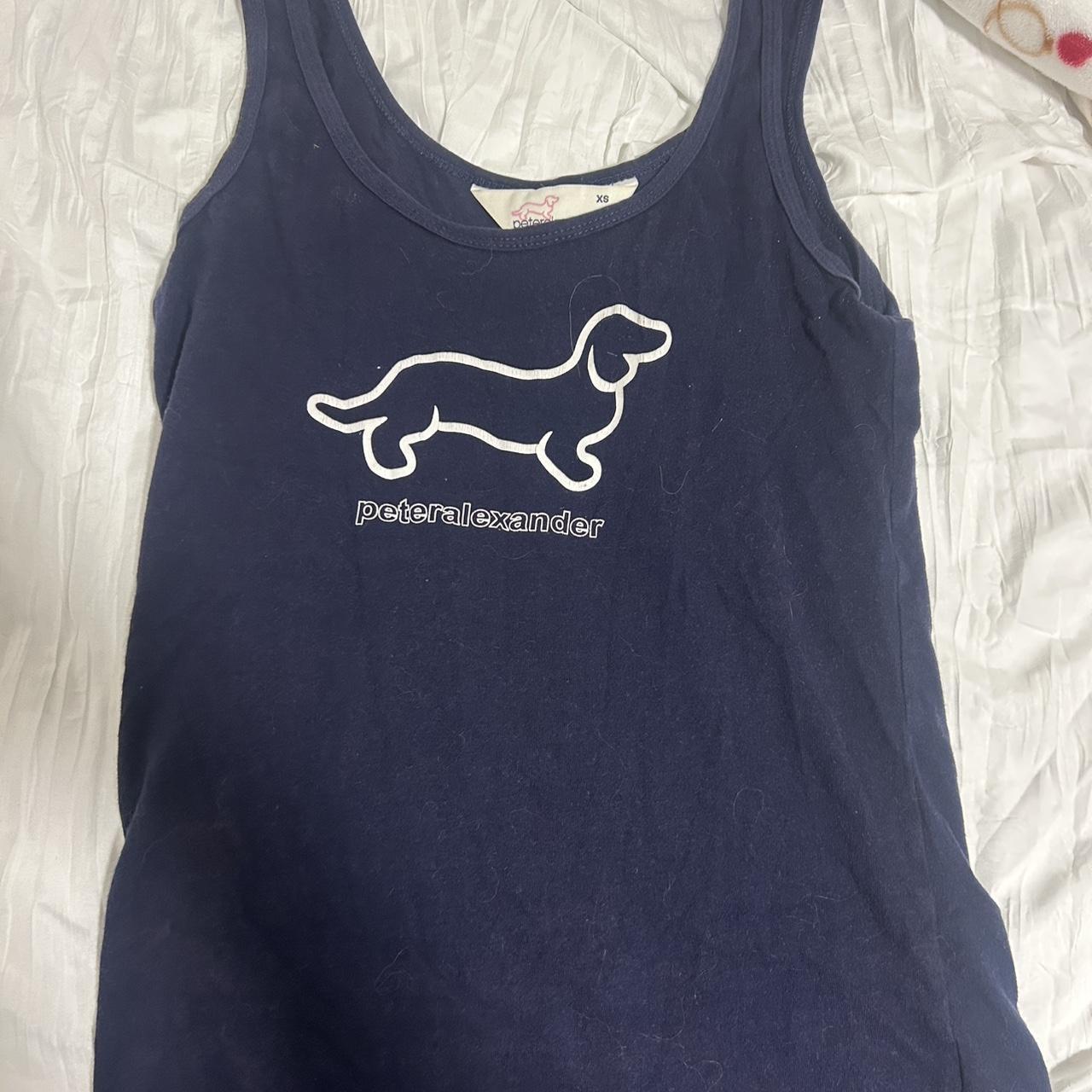 Navy blue Peter Alexander tank top #loungewear | Depop