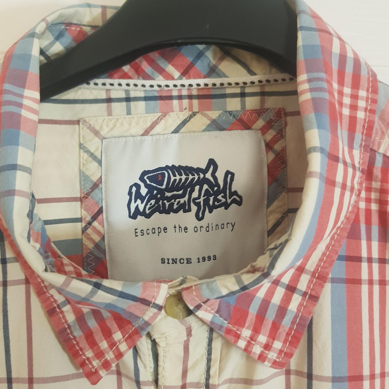 Weird Fish men's shirt, Very good condition 100%... - Depop